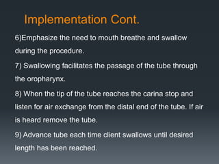Ng tube insertion & feeding, CAREOFNG TUBE SHIVA NAGU | PPT