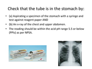 Ng tubes policy and guidelines ICU Adult | PPT