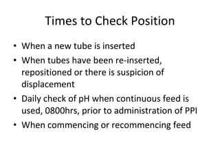 Ng tubes policy and guidelines ICU Adult | PPT