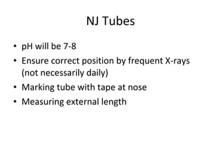 Ng tubes policy and guidelines ICU Adult | PPT