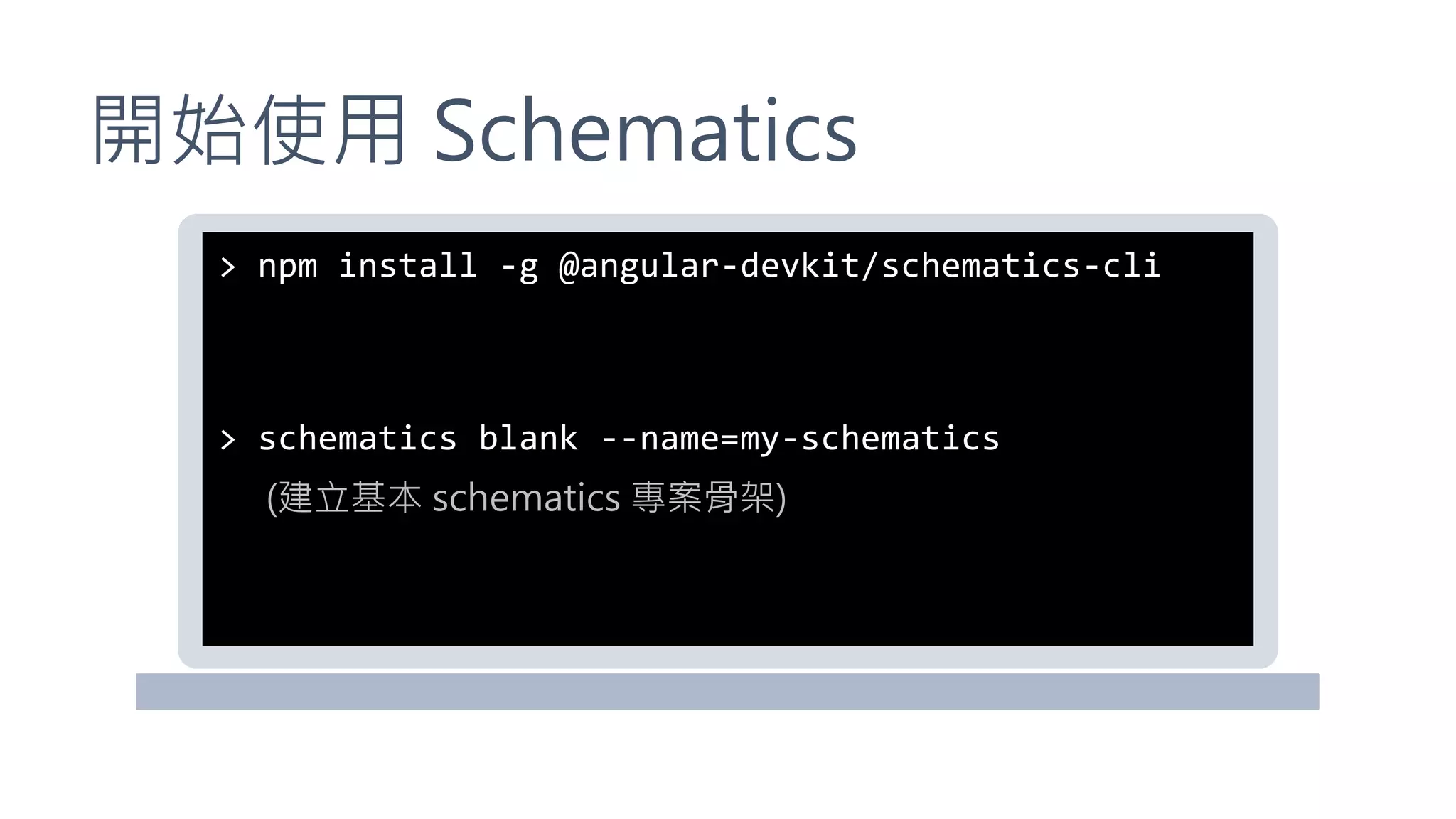 Angular Taiwan 2019 - Schematics Workshop | PPT
