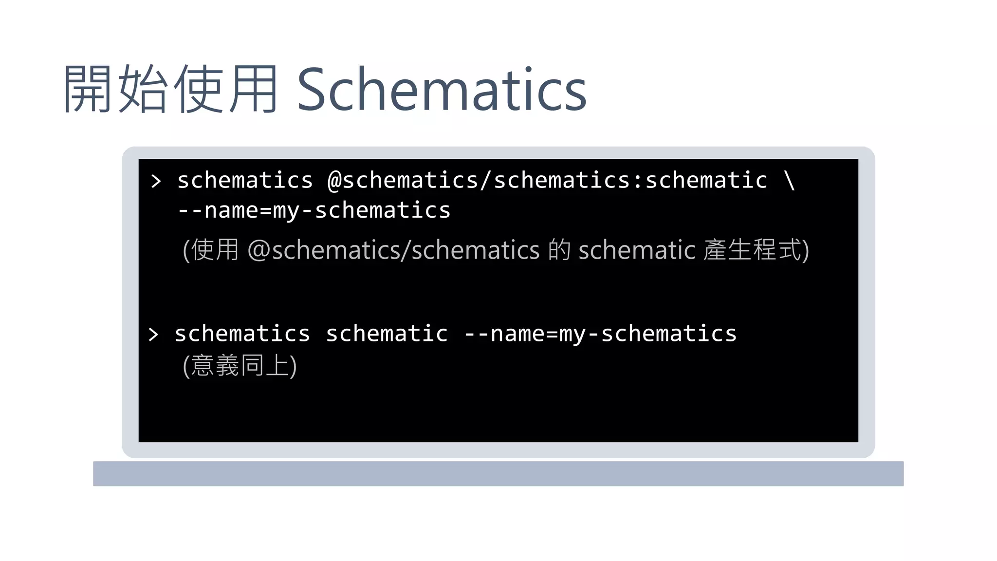 Angular Taiwan 2019 - Schematics Workshop | PPT