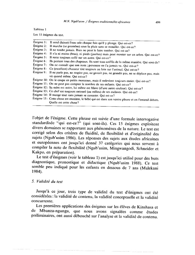(Ngubusim 1988) The Psychometric Function Of Traditional African ...