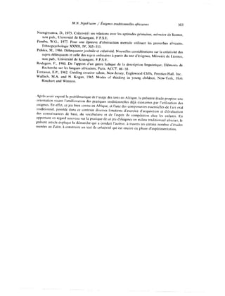 (Ngubusim 1988) The Psychometric Function Of Traditional African ...