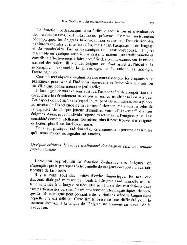 (Ngubusim 1988) The Psychometric Function Of Traditional African ...