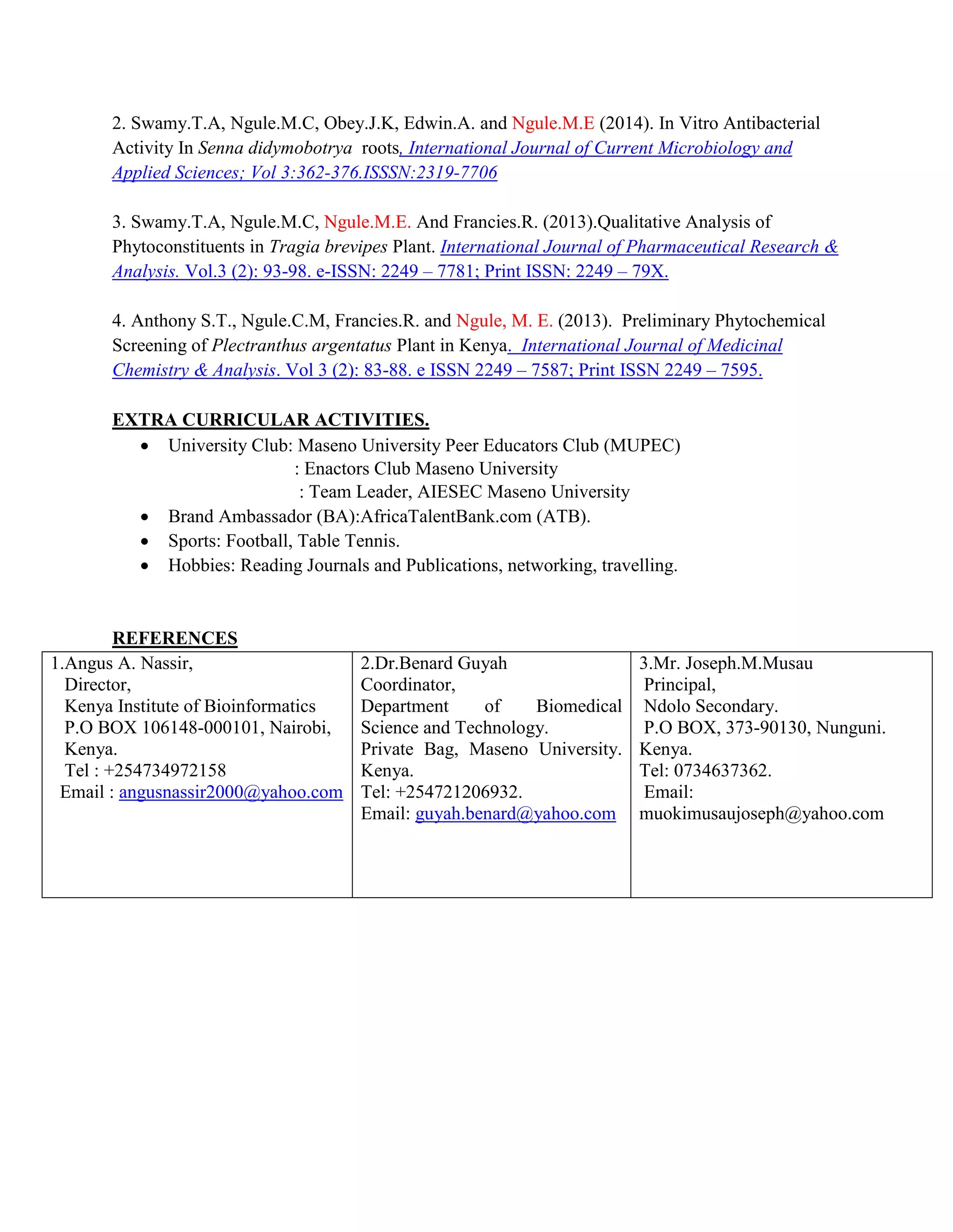 Ngule Cv 1 Pdf