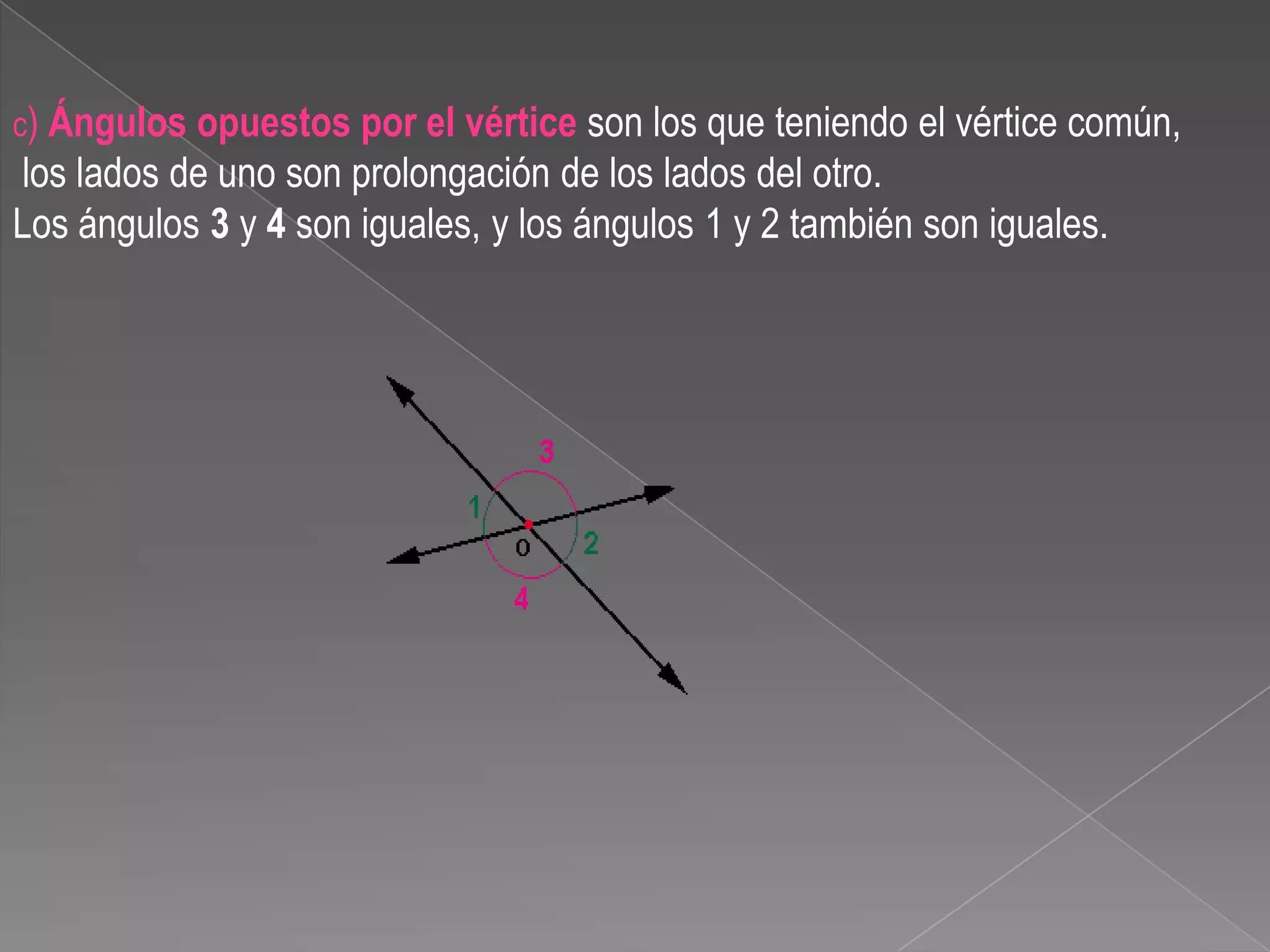 Ángulos: Clasificación y Propiedades | PPT