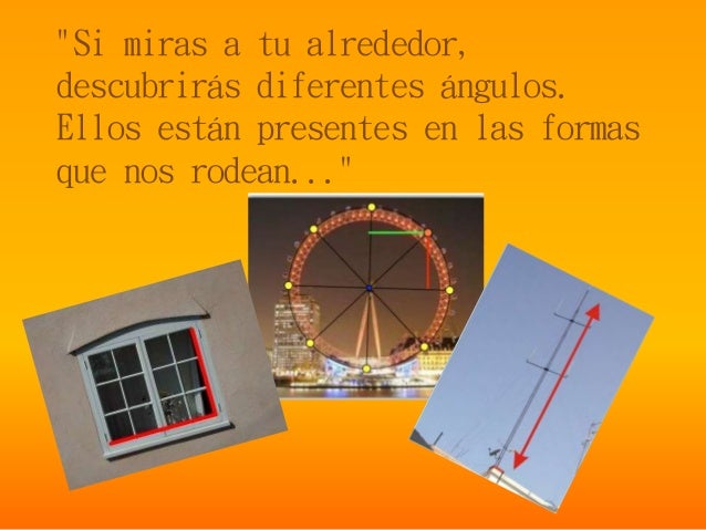 ángulos en la vida real