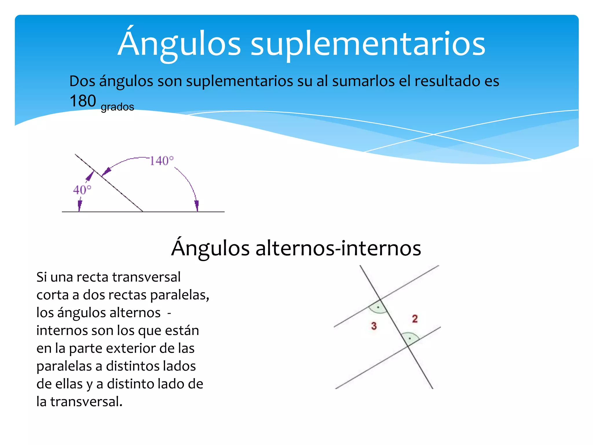 áNgulos entre rectas paralelas y perpendiculares | PPTX