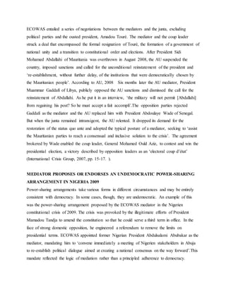 CONFLICT RESOLUTION IN AFRICA USING COMPROMISING APPROACH | DOCX