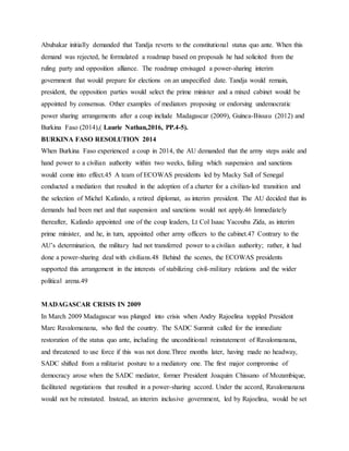 CONFLICT RESOLUTION IN AFRICA USING COMPROMISING APPROACH | DOCX