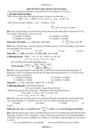 {Nguoithay.org} bai tap ancol giai chi tiet | PDF