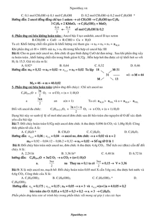 {Nguoithay.org} bai tap ancol giai chi tiet | PDF
