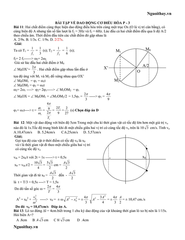 [Nguoithay.org] bt ve dao dong co p 3 | PDF