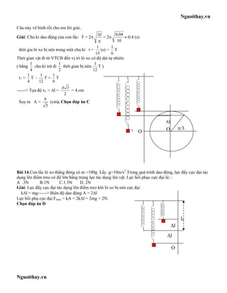 [Nguoithay.org] bt ve dao dong co p 3 | PDF