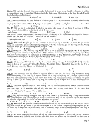 [Nguoithay.org] de thi thu 2013 co dap an chi tiet | PDF