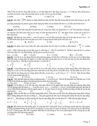 [Nguoithay.org] de thi thu 2013 co dap an chi tiet | PDF
