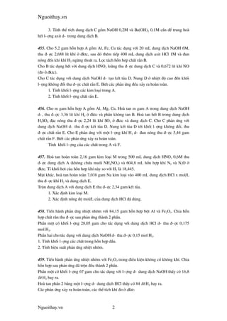 {Nguoithay.vn} bai tap al va hop chat giai chi tiet | PDF