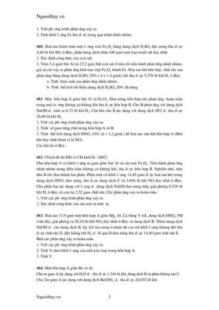 {Nguoithay.vn} bai tap al va hop chat giai chi tiet | PDF