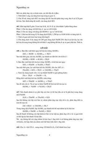 {Nguoithay.vn} bai tap al va hop chat giai chi tiet | PDF