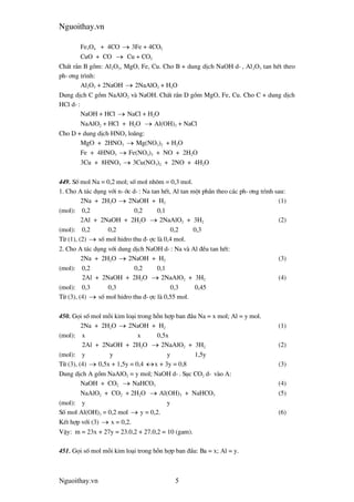 {Nguoithay.vn} bai tap al va hop chat giai chi tiet | PDF