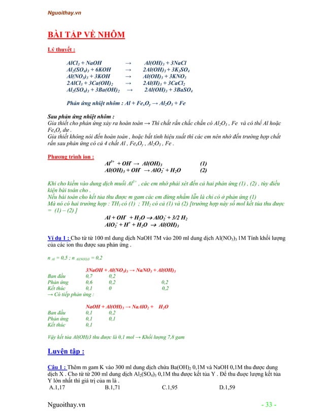 {Nguoithay.vn} cac phuong phap giai hoa co loi giai | PDF | Free Download