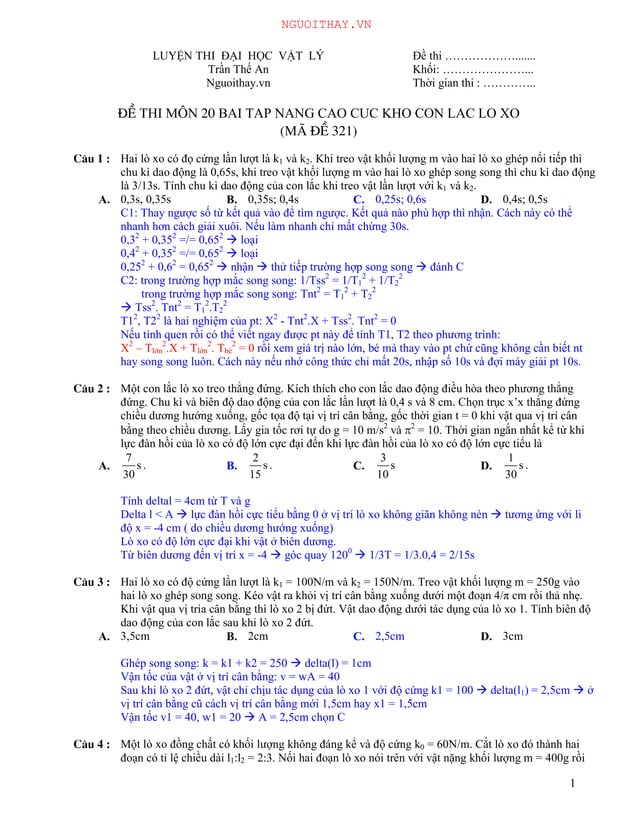 [Nguoithay.vn] dao dong co cuc kho | PDF