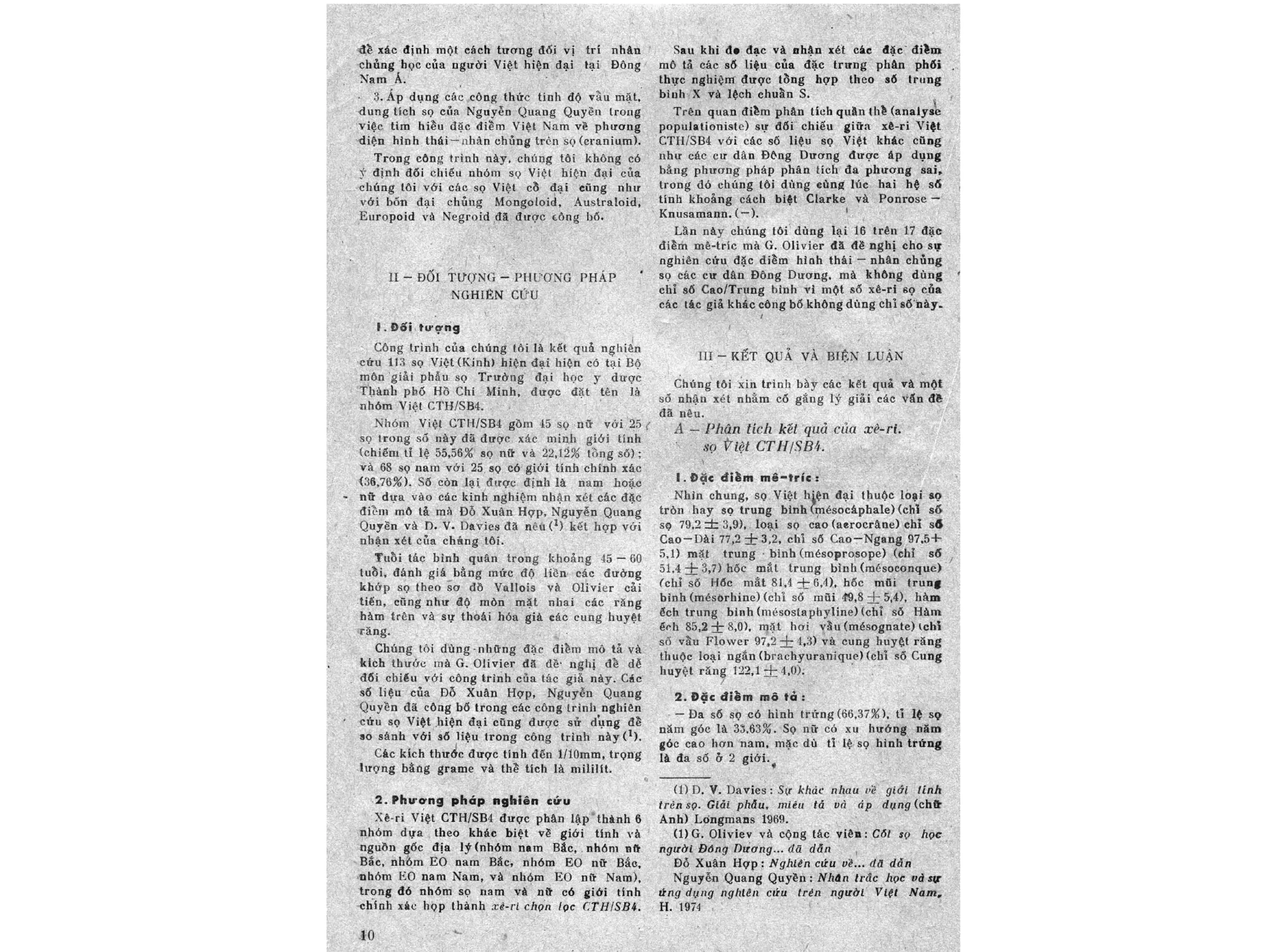 VIETNAMESE HUMAN SKULL MORPHOLOGY and HUMAN TYPES in VIETNAM, NGUYEN QUANG QUYEN-NGUYEN THIEN ...