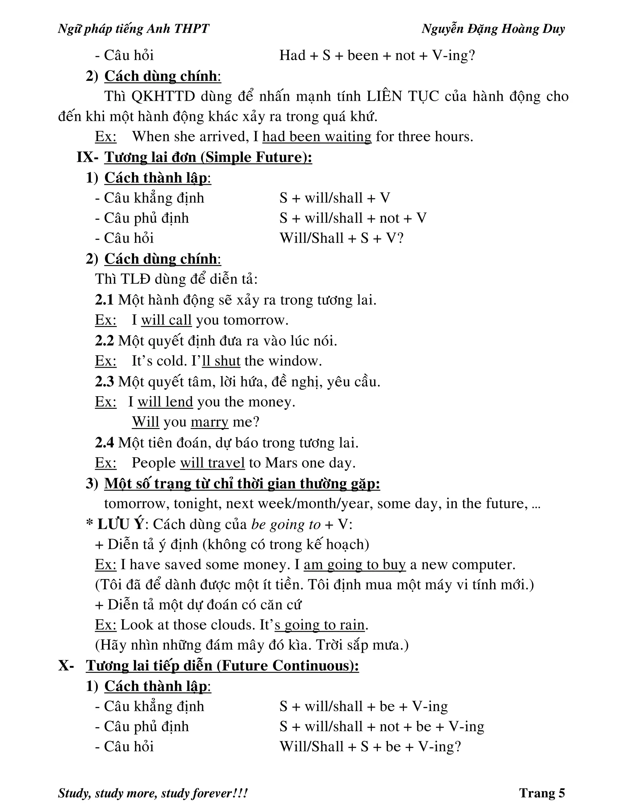 Ngu phap tieng anh pho thong thaytro.net