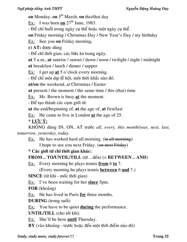 Ngu phap tieng anh pho thong thaytro.net