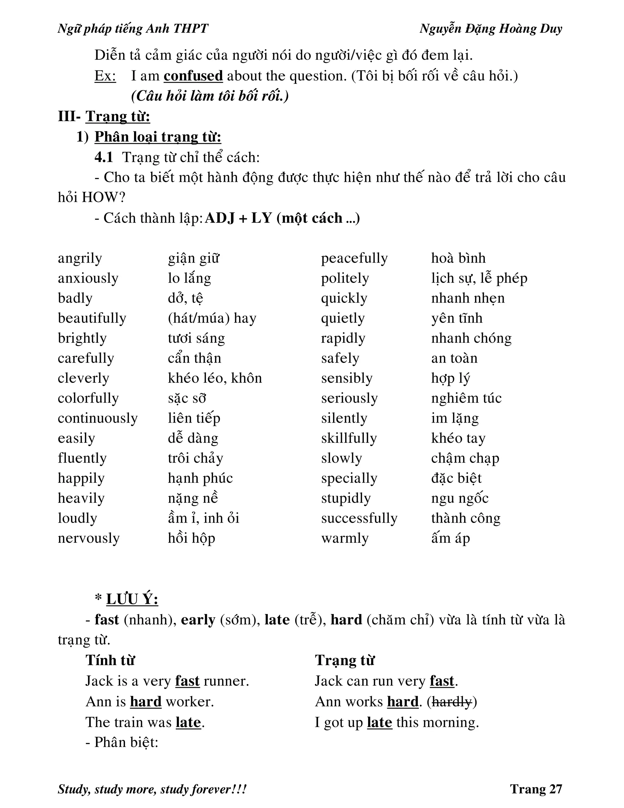 Ngu phap tieng anh trung hoc pho thong | PDF