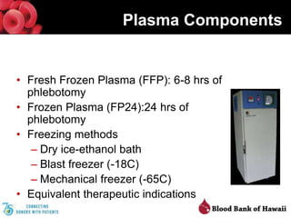 Blood Components 101 | PPTX