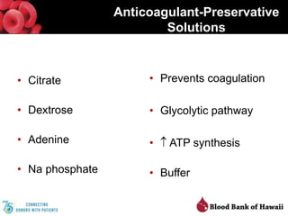Blood Components 101 | PPTX