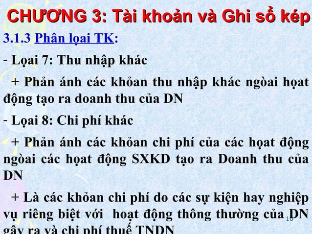 Nguyen Ly Ke Toan Chuong III | PPT