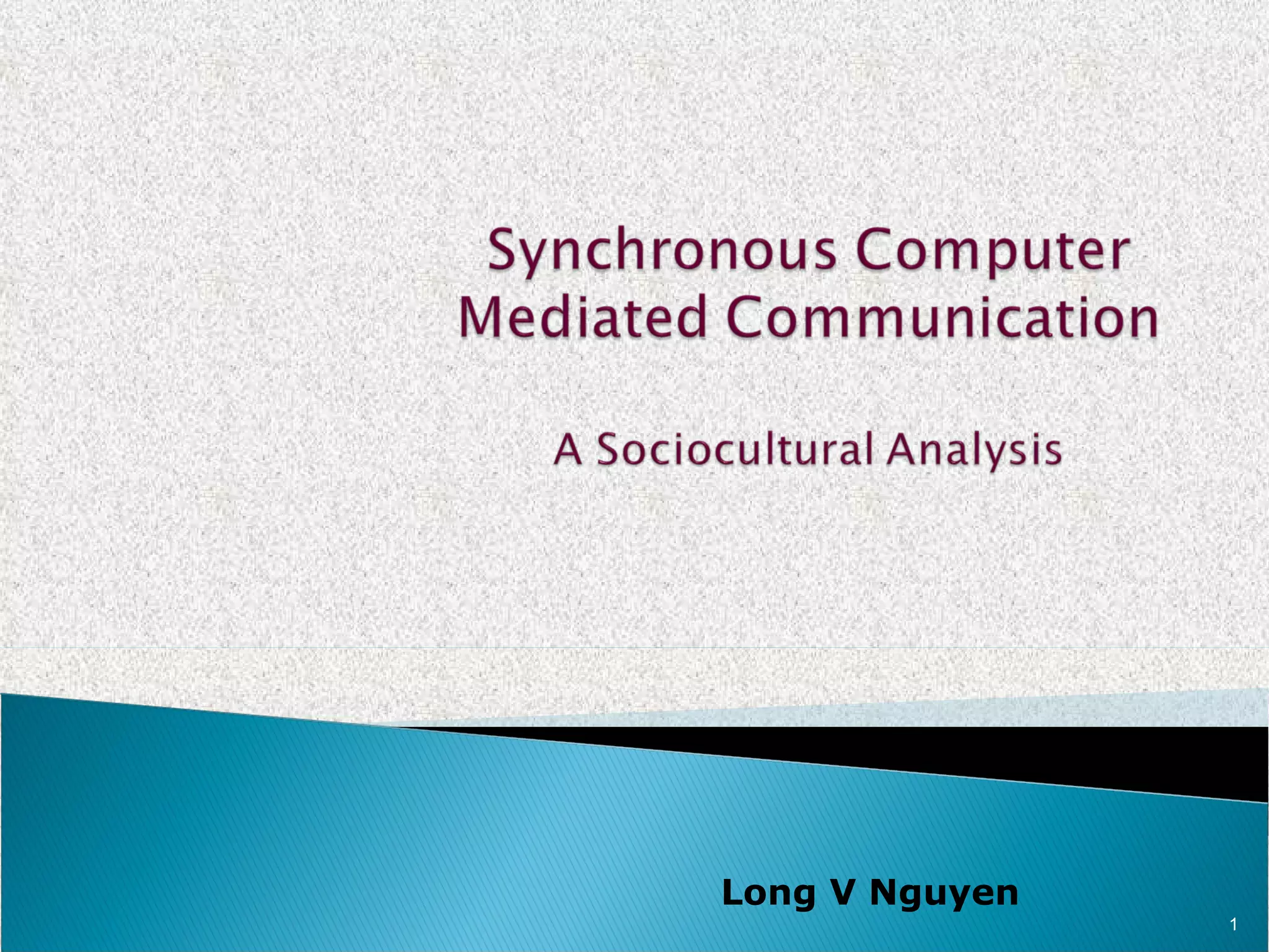 SCMC Sociocultural | PPT