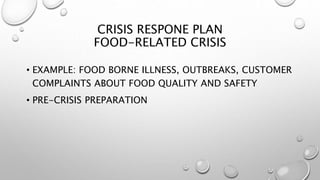 Khanh Nguyen - Crisis response plan - MGMT 372 | PPTX