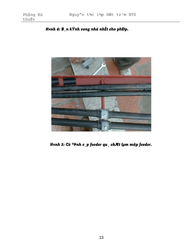 Nguyen tac lap dat tram bts | PDF