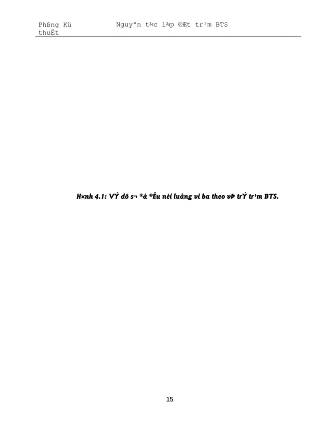 Nguyen tac lap dat tram bts | PDF