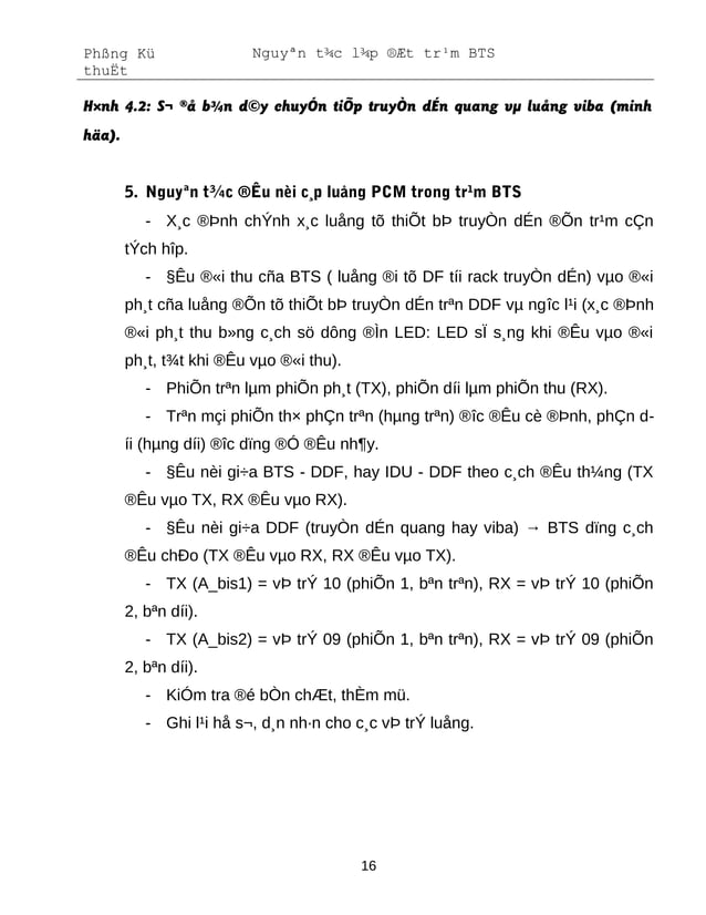 Nguyen tac lap dat tram bts | PDF