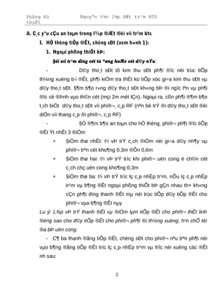 Nguyen tac lap dat tram bts | PDF