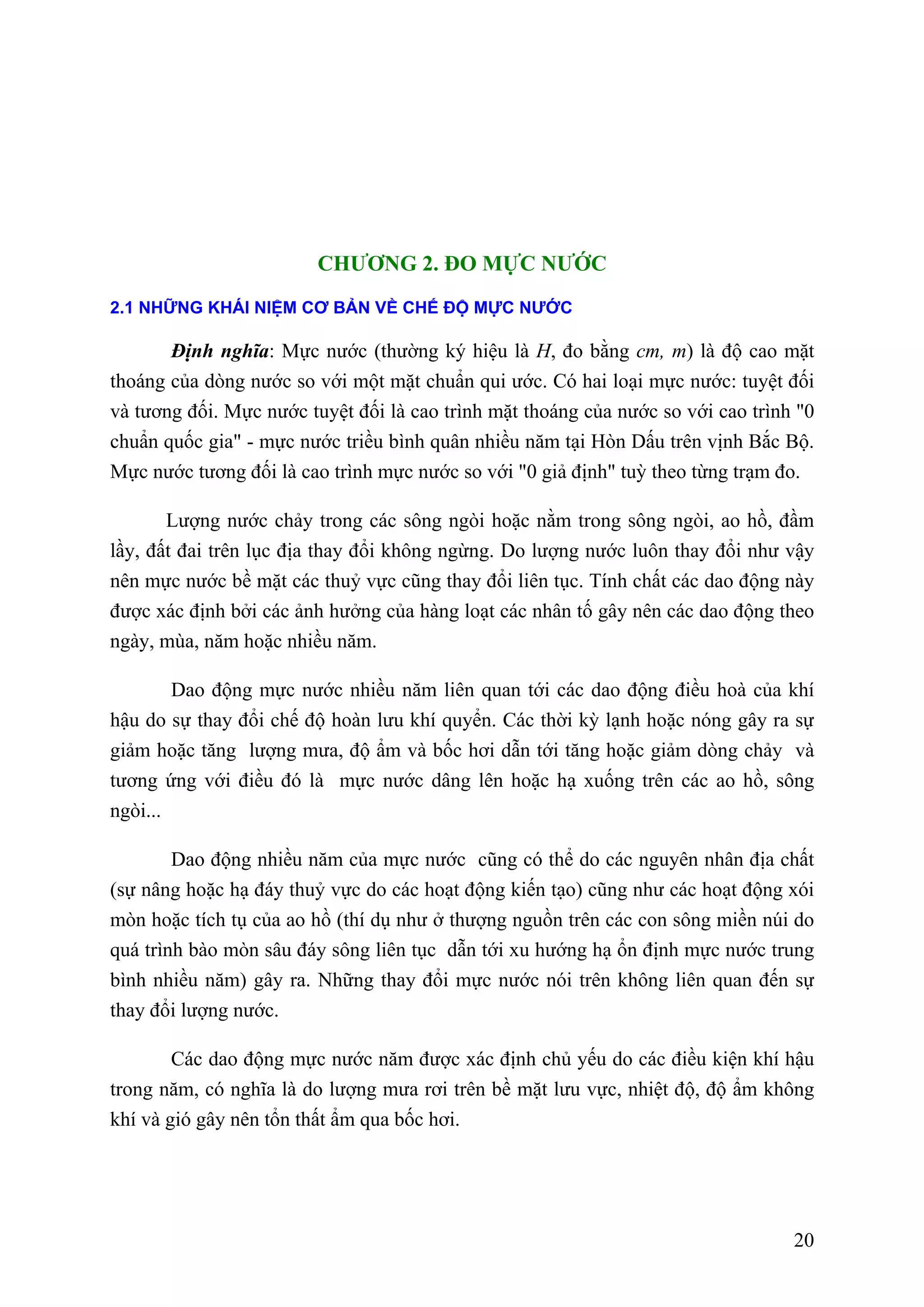 Nguyen thanh son dang quy phuong -do dac va chinh ly so lieu thuy van ...