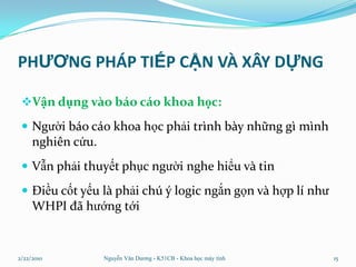 Nguyen Van Duong Ki Nang Thuyet Trinh | PPT