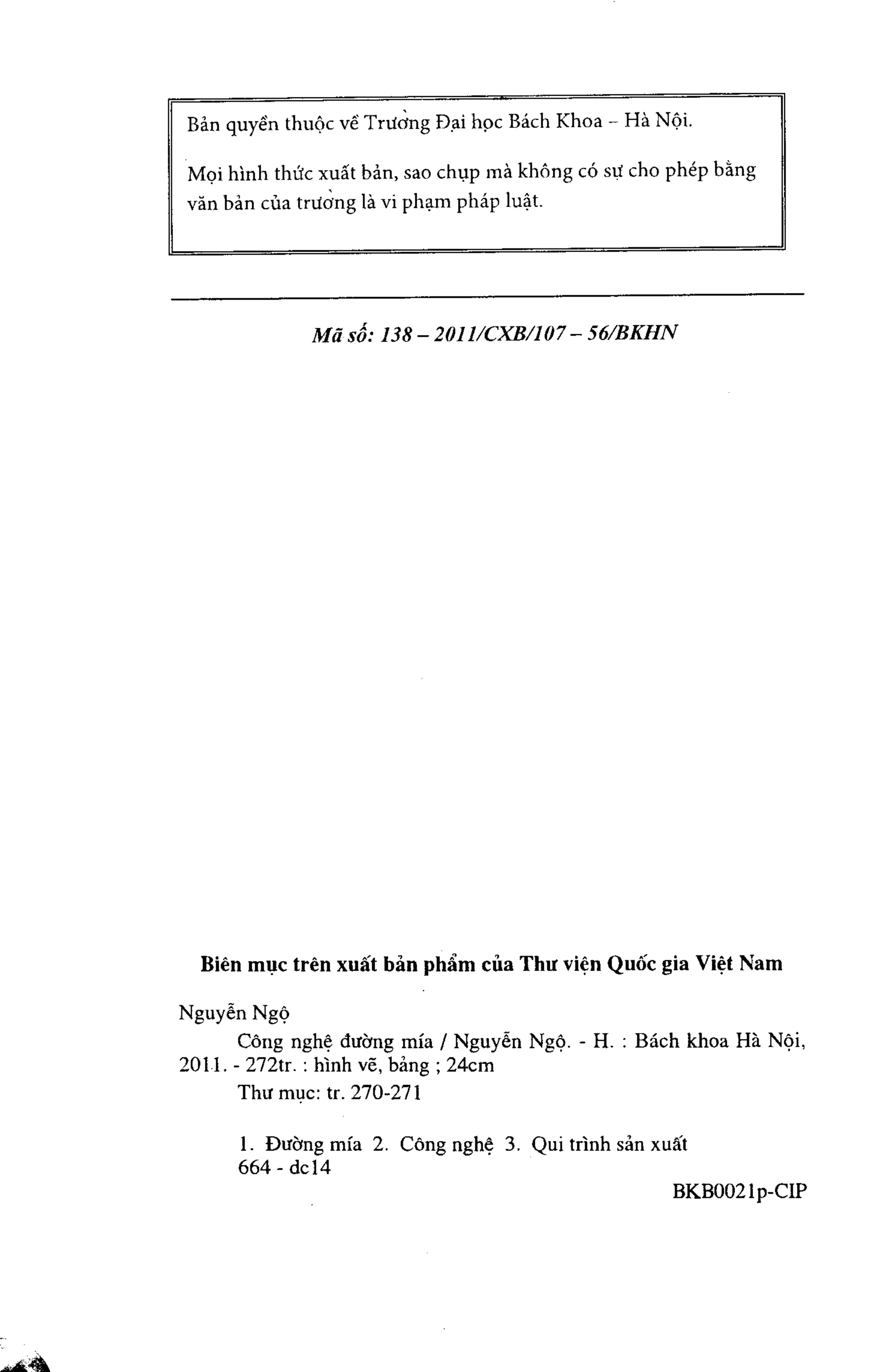 Nguyễn ngộ - Công nghệ đường mía | PDF