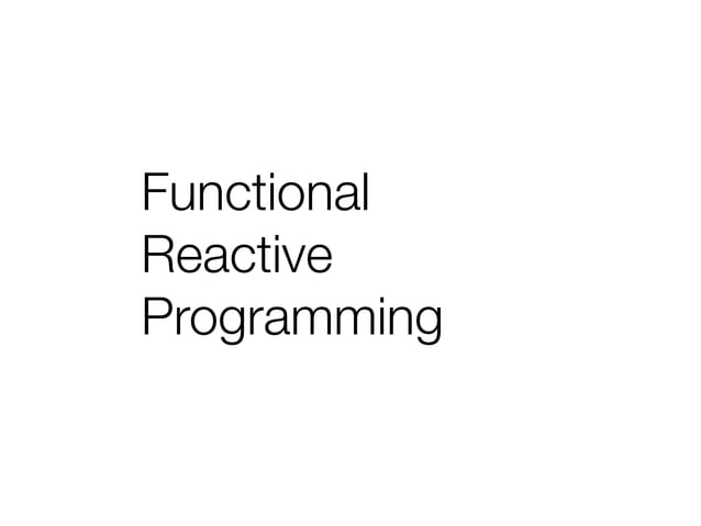 Functional Reactive Programming | PDF | Programming Languages | Computing