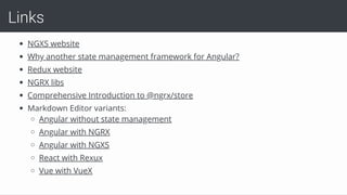 Reduce your Angular state options with NGXS | PPT
