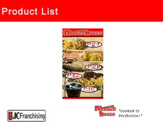Noodle House - JC FoodCart Franchise | PPT