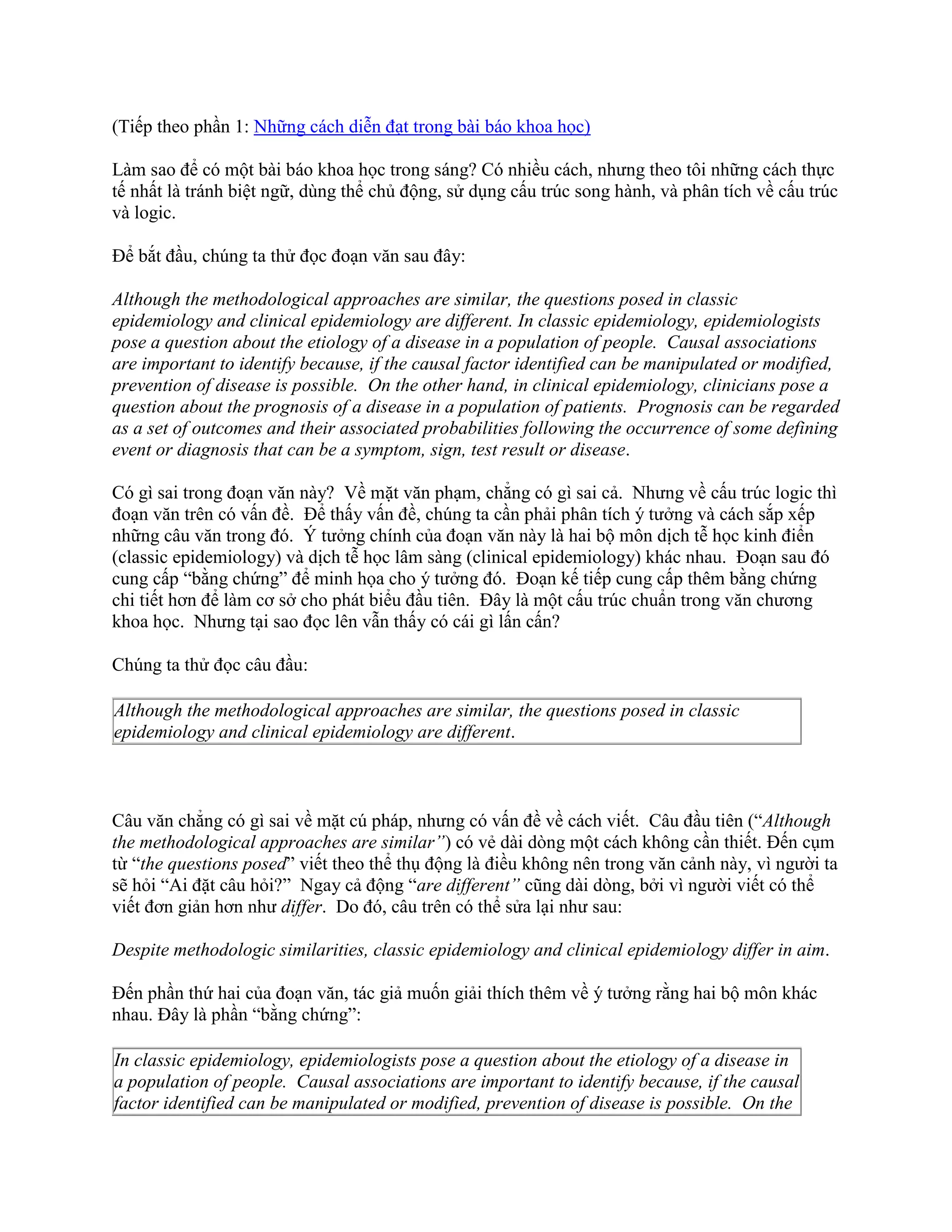 Tieng ANh: cach dien dat trong bai bao Khoa hoc -GS Nguyen Van Tuan | DOCX