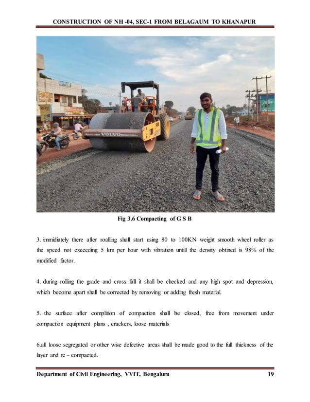 CONSTRUCTION OF NATIONAL HIGHWAY | DOCX | Civil Engineering Industry ...