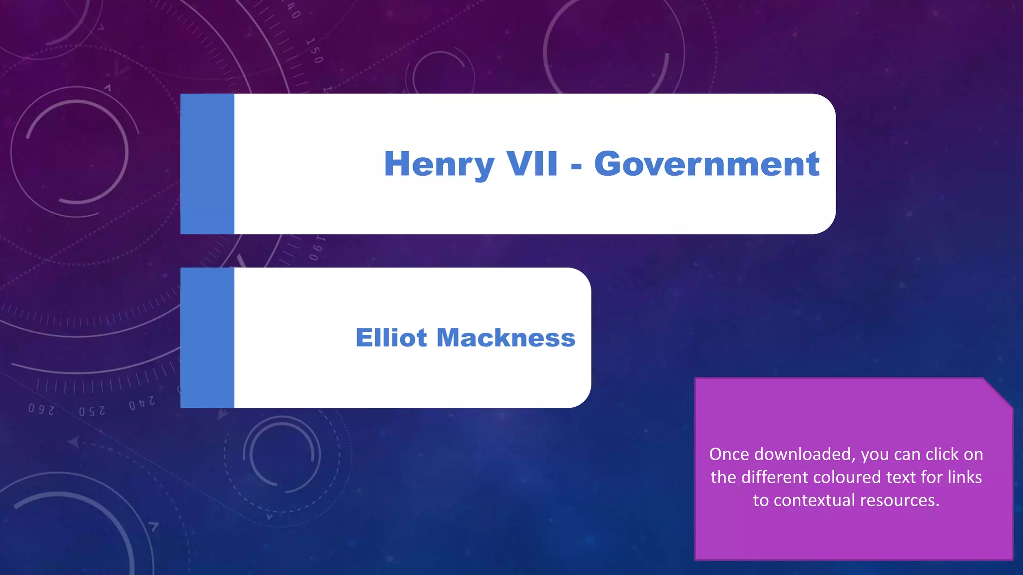 Henry vii's government - ways of control | PPTX
