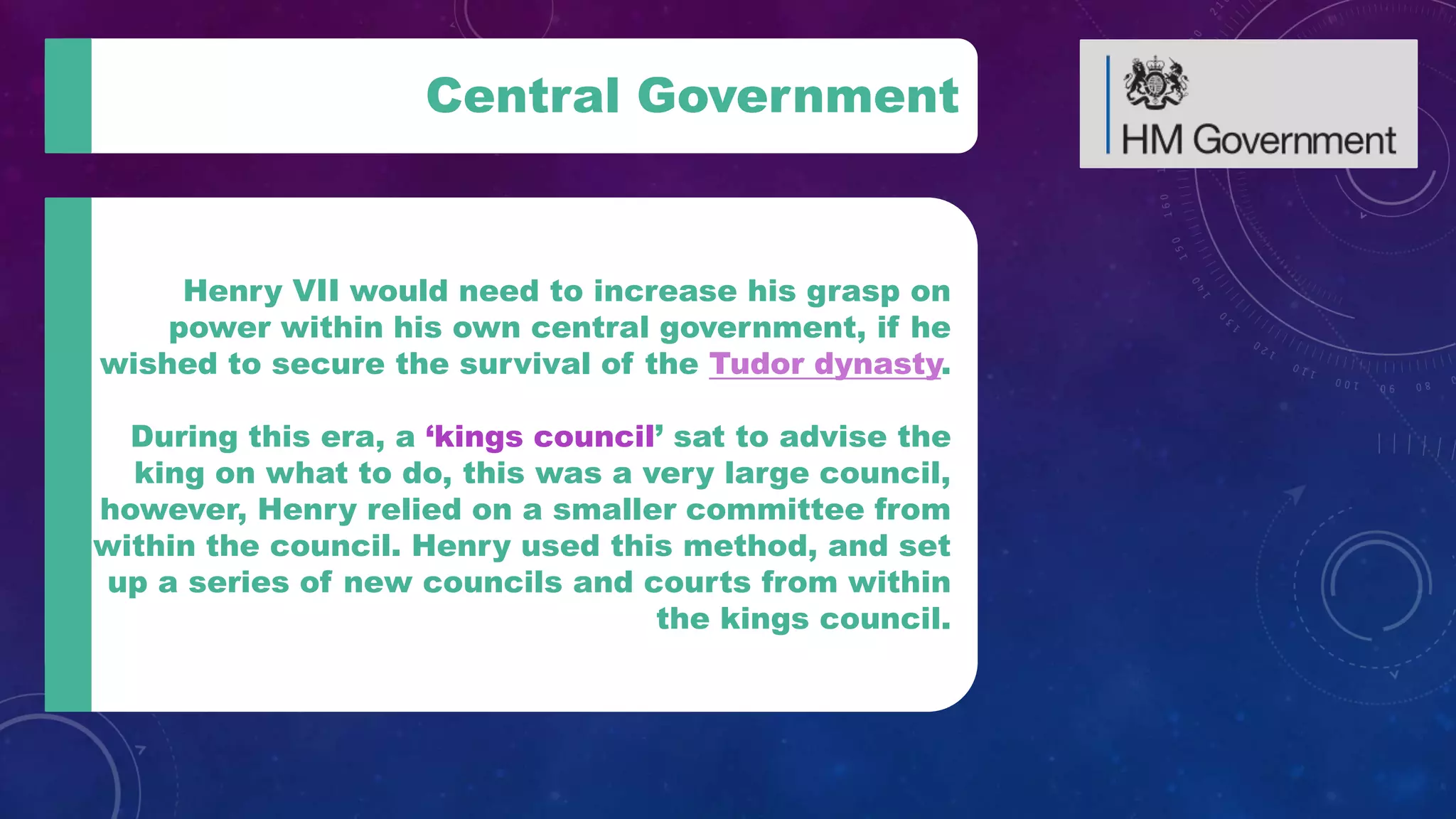 Henry vii's government - ways of control | PPTX
